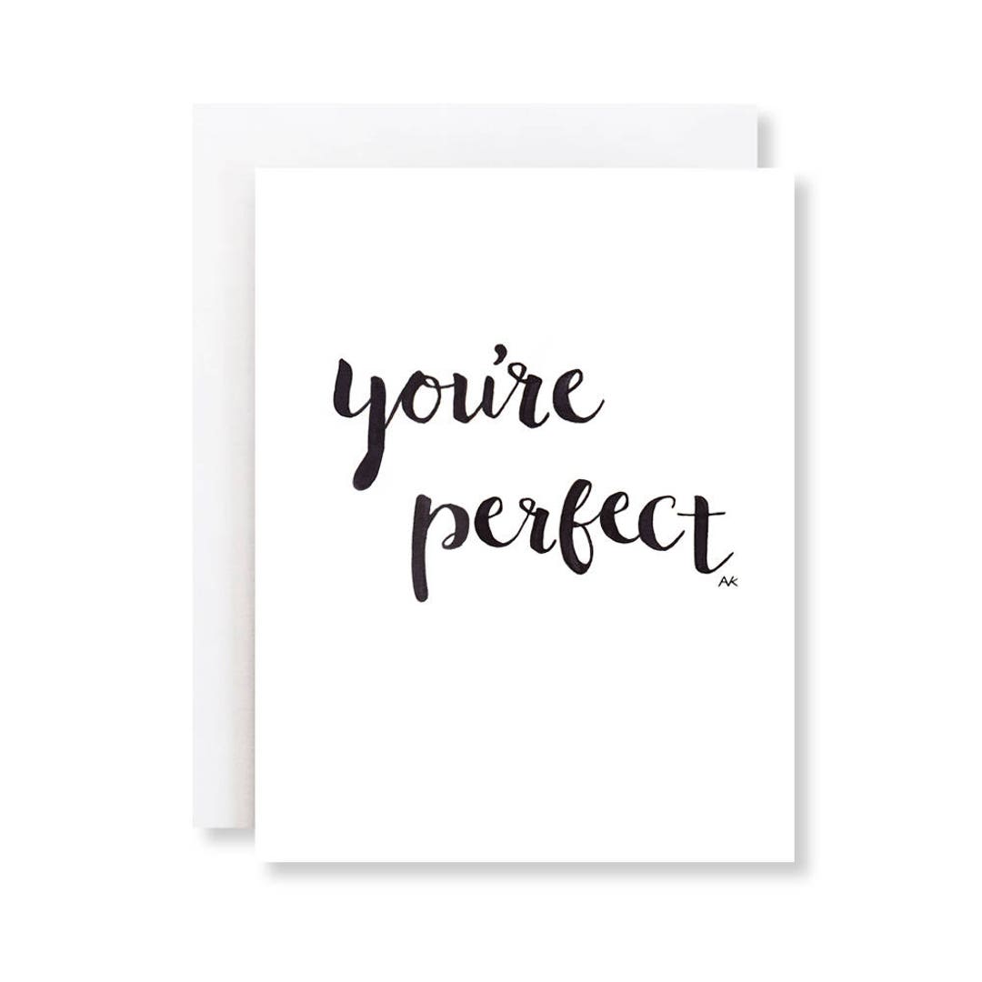 You're Perfect Card/ Anniversary Card for Husband /simple Card for Men ...