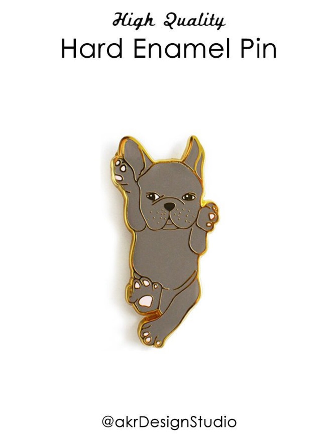 Blue French Bulldog Enamel Pin/french Bulldog Gift/ Cute Dog Lapel Pin ...