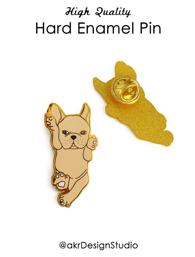 Fawn French Bulldog Enamel Pin/french Bulldog Gift/ Cute Dog - Etsy