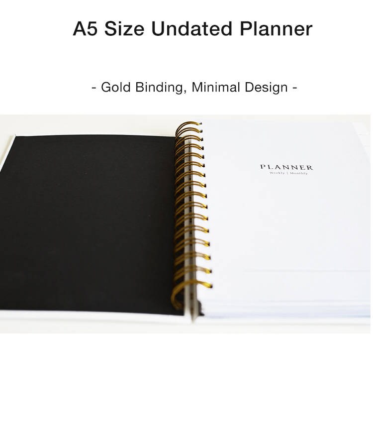 Undated Planner/ Undated Monthly Planner/ My Agenda/ | Etsy