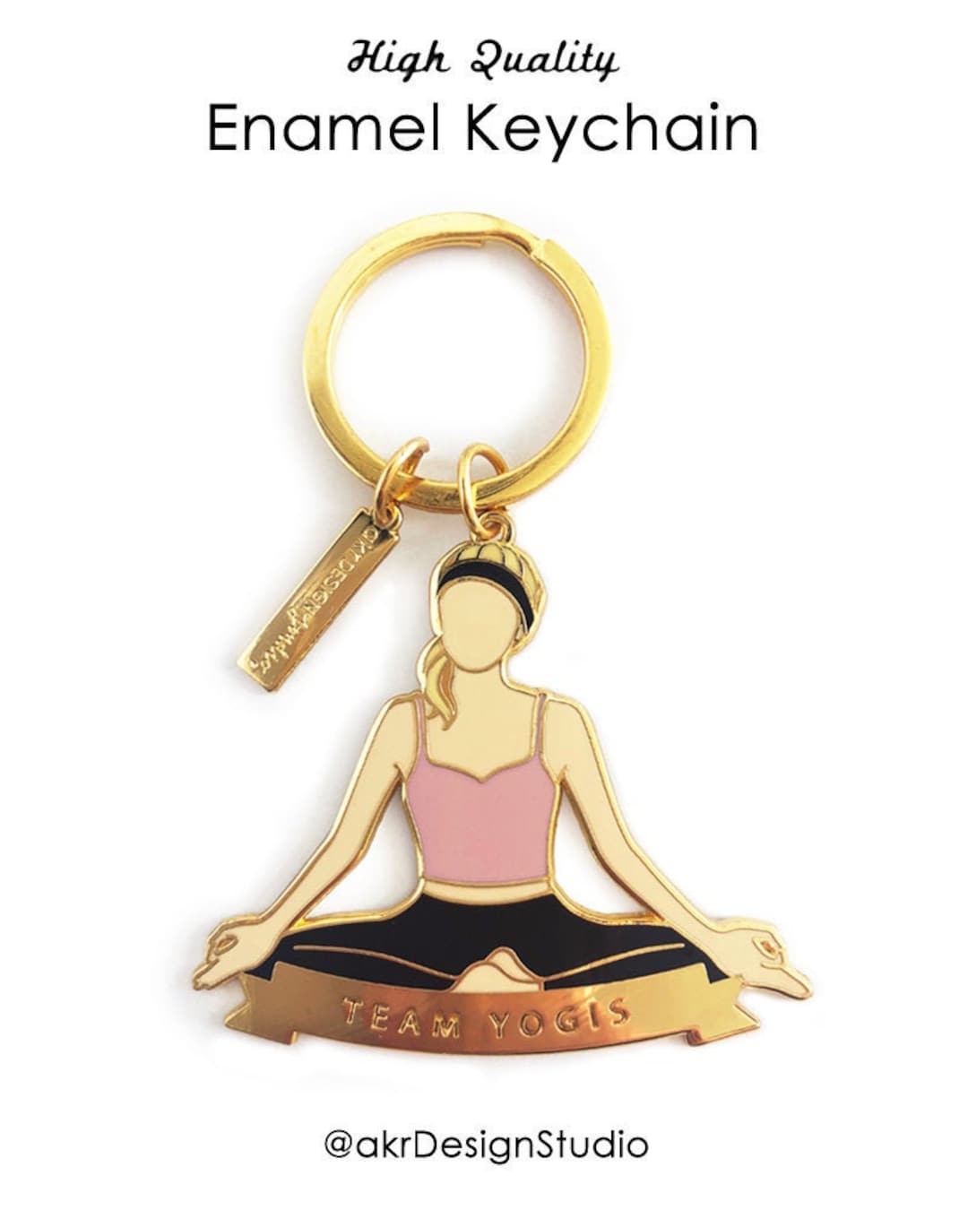 Team Yogi Keychain/ Best Friend Gift/ Yoga Gift/ Friendship Gift ...