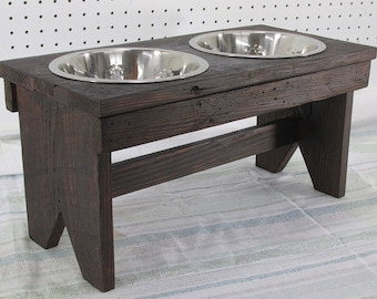 Rustic Dog Bowl | Etsy