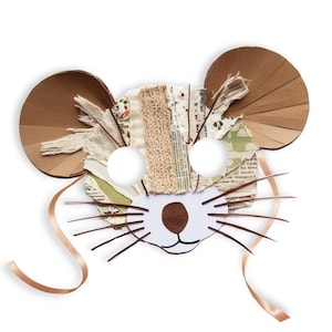 Printable Mouse Mask - Print at Home - Animal Mask Template - Home ...
