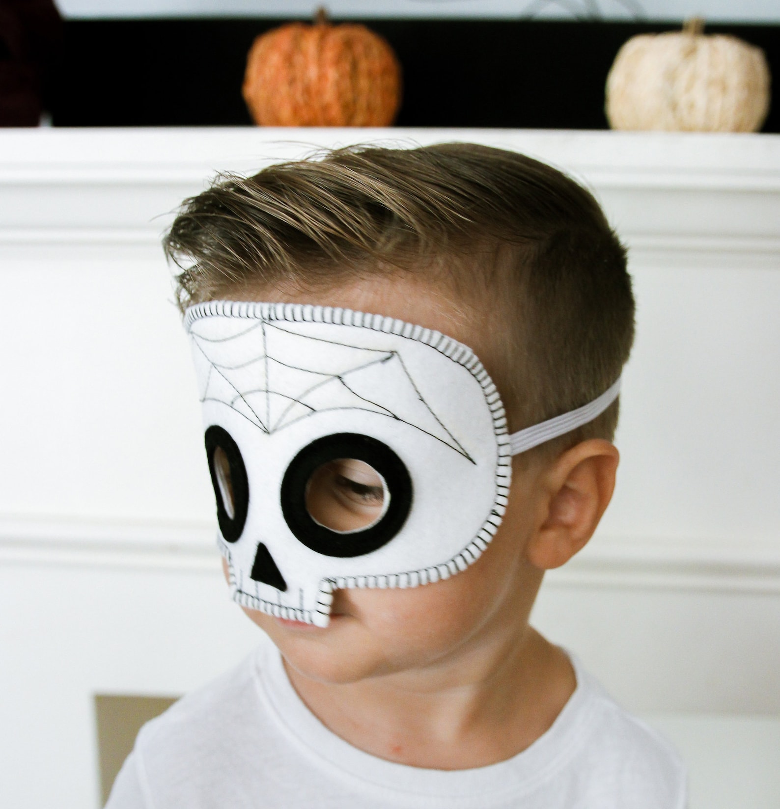 Child's Skeleton Mask Skull Mask Sugar Skull Mask | Etsy