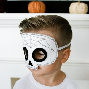 Child's Skeleton Mask - Skull Mask - Sugar Skull Mask - Halloween Mask ...
