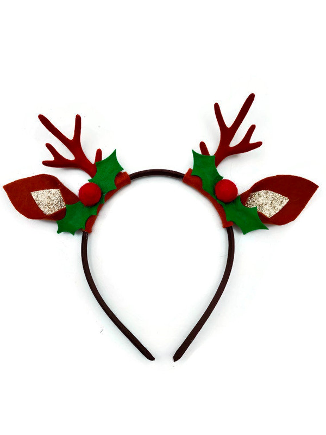 Christmas Reindeer Headband - Reindeer Antlers - Christmas Hair ...