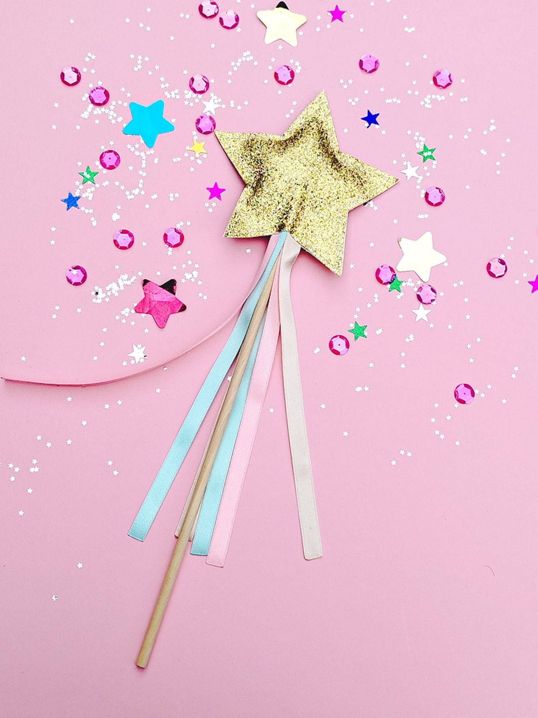 Gold Star Magic Wand - Etsy