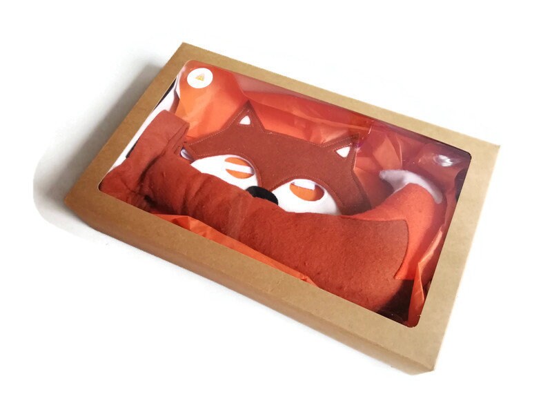 Felt Fox Costume Gift Box - Etsy UK