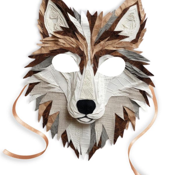 Wolf Therian Mask - Etsy