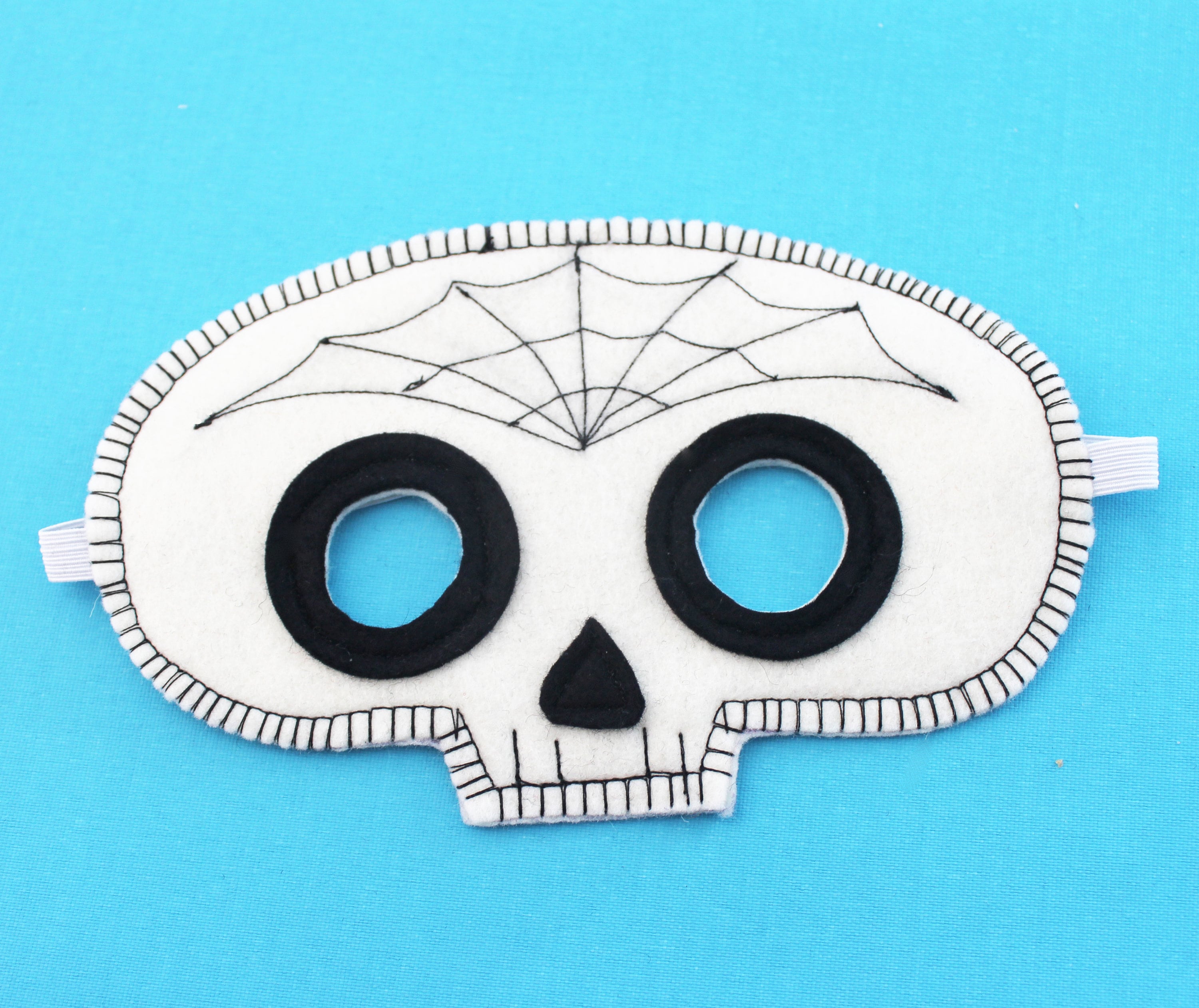Child's Skeleton Mask - Skull Mask - Sugar Skull Mask - Halloween Mask ...