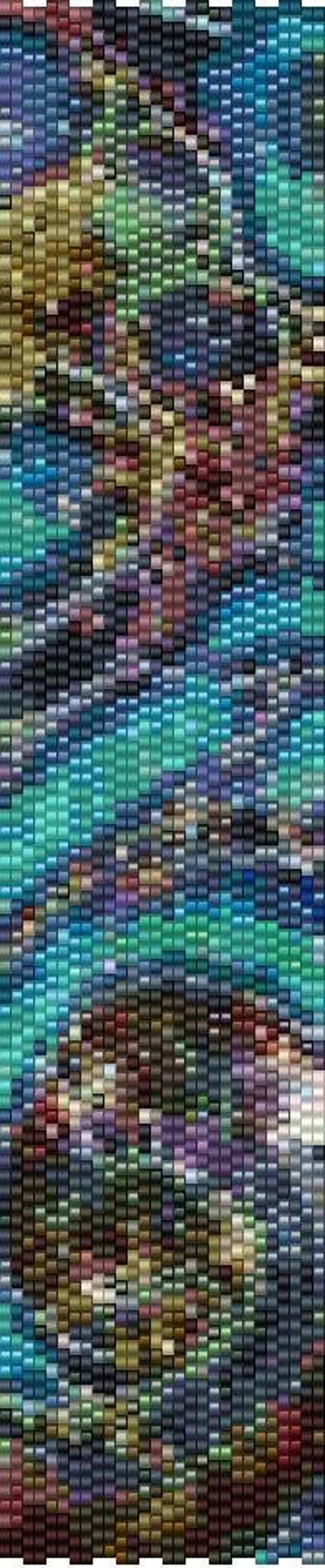 2-drop Peyote Bracelet Pattern - -bead 44 - Etsy