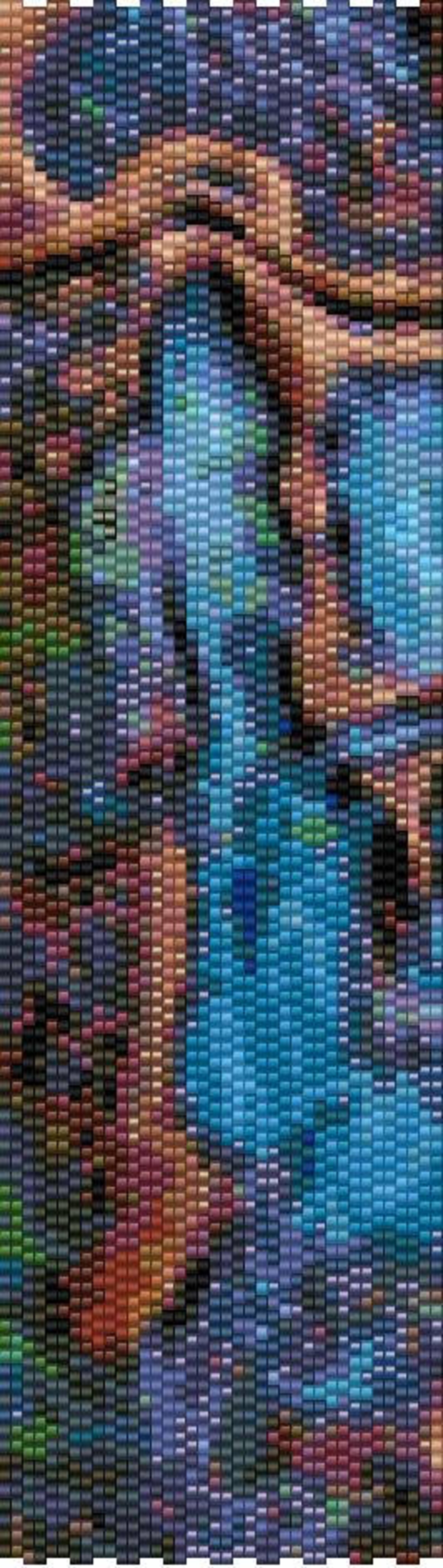 2-drop Peyote Bracelet Beading Pattern -- Bead 24 - Etsy