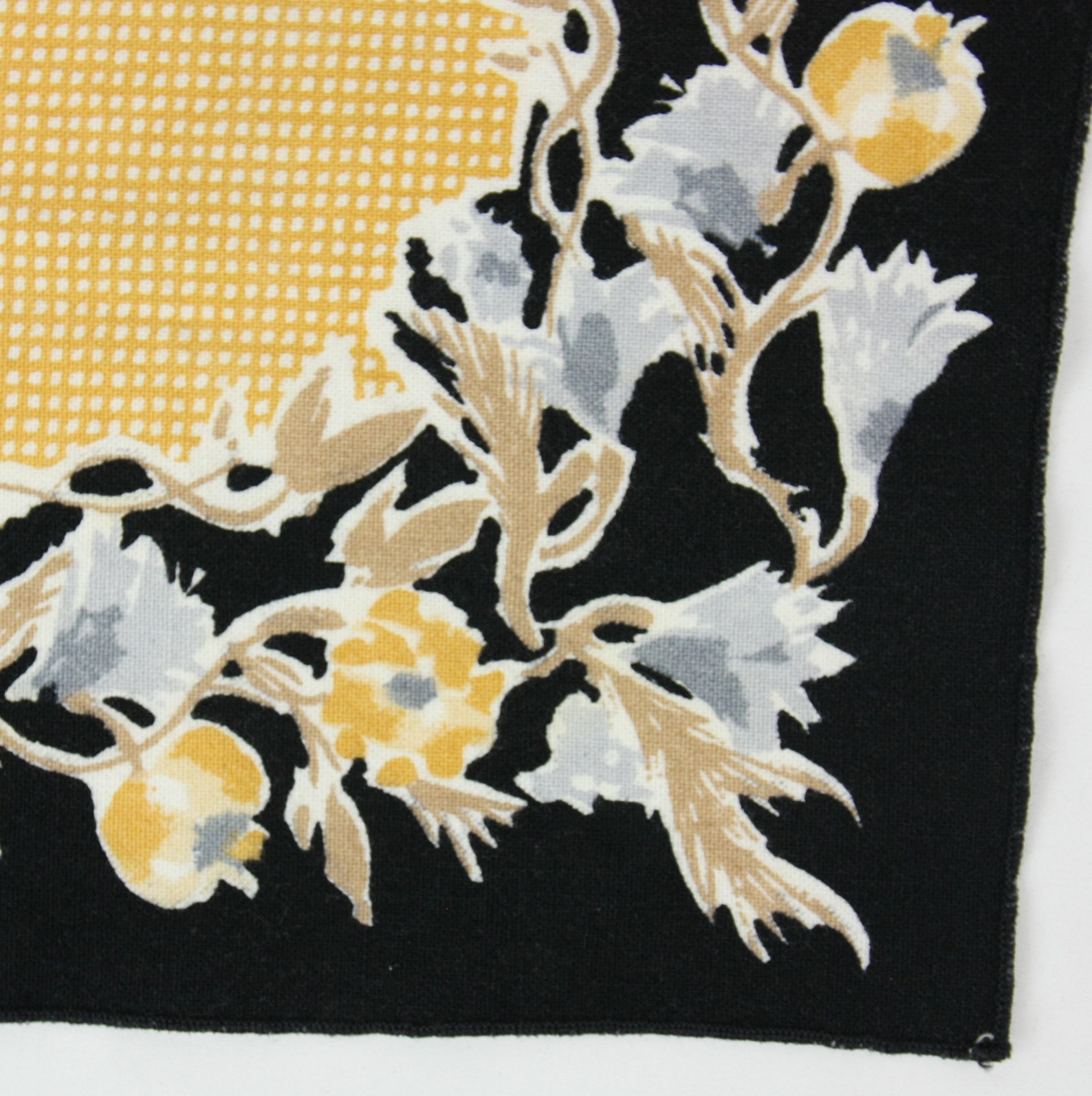 Vintage Vera Ladybug Floral Vine Border Cloth Dinner Napkin Kerchief ...