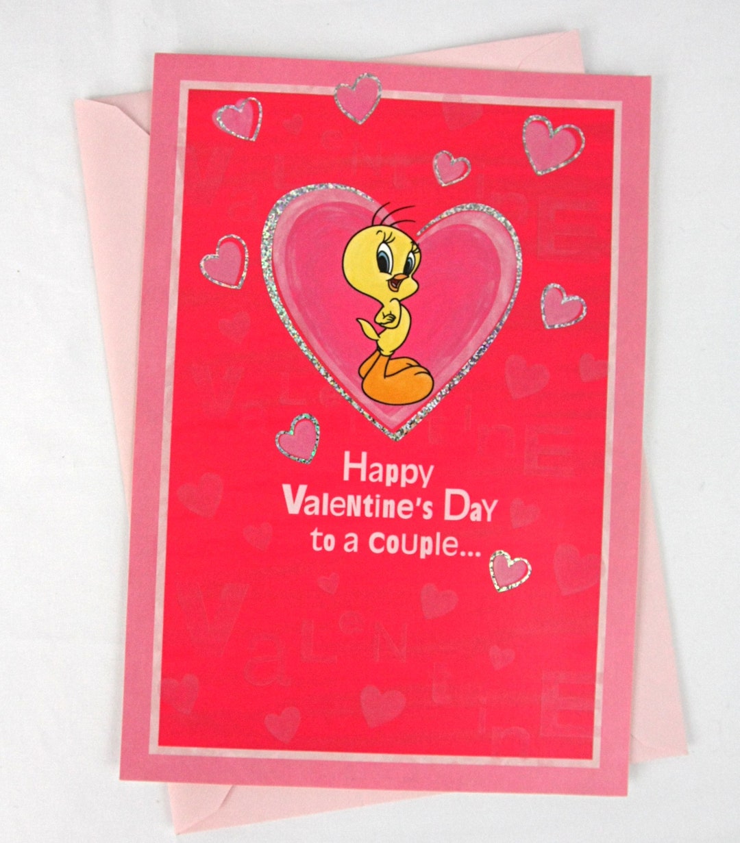 Vintage Hallmark Tweety Bird Looney Tunes Hearts Valentine's Day Card ...