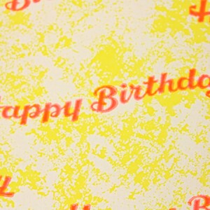Vintage Childrens Birthday Old Fashioned Retro Colorful Gift Wrapping ...