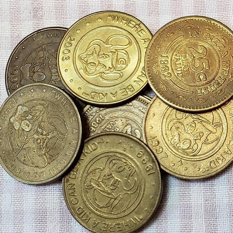 Vintage Arcade Tokens - Etsy