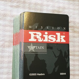 Vintage Risk Cards - Risk Game Card Set - Vintage Game Cards - Game ...