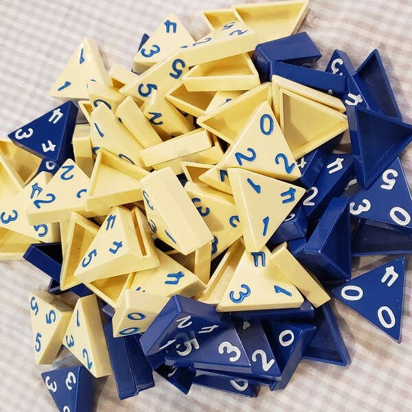 Triomino Pieces - Etsy