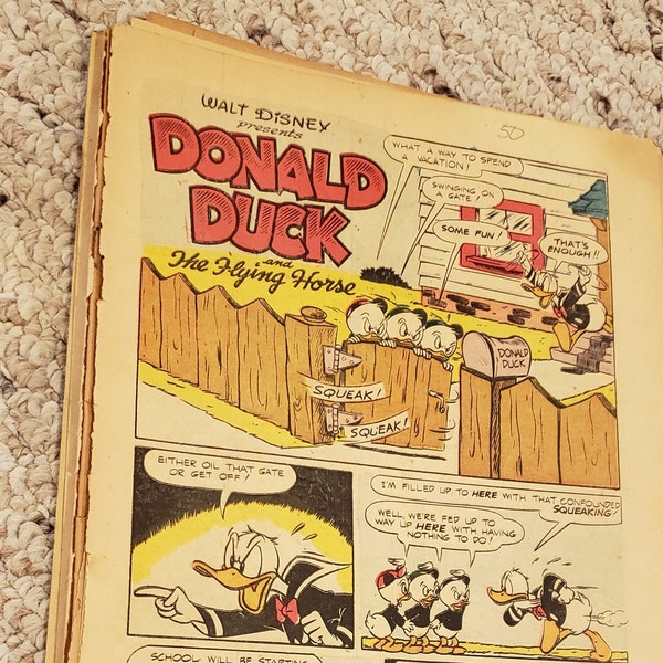 Vintage Comic Book - Etsy