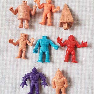 Vintage Muscle Men Toy Lot - M.U.S.C.L.E Men Kinnikuman Mattel Vintage ...