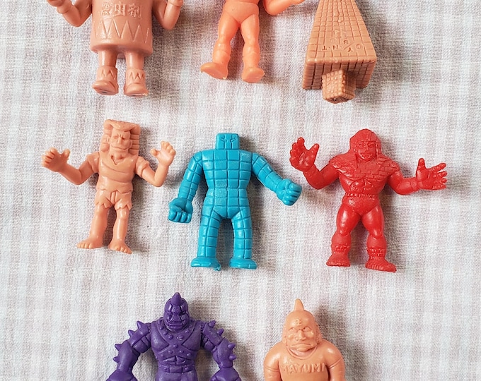 Vintage Muscle Men Toy Lot - M.U.S.C.L.E Men Kinnikuman Mattel Vintage ...