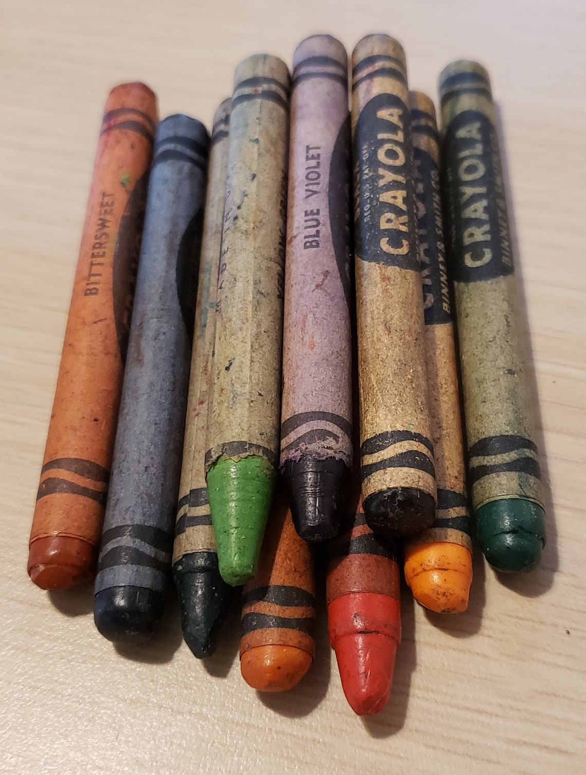 10 Vintage Crayola Crayons Mid-century Crayons Crayola Collector Old ...