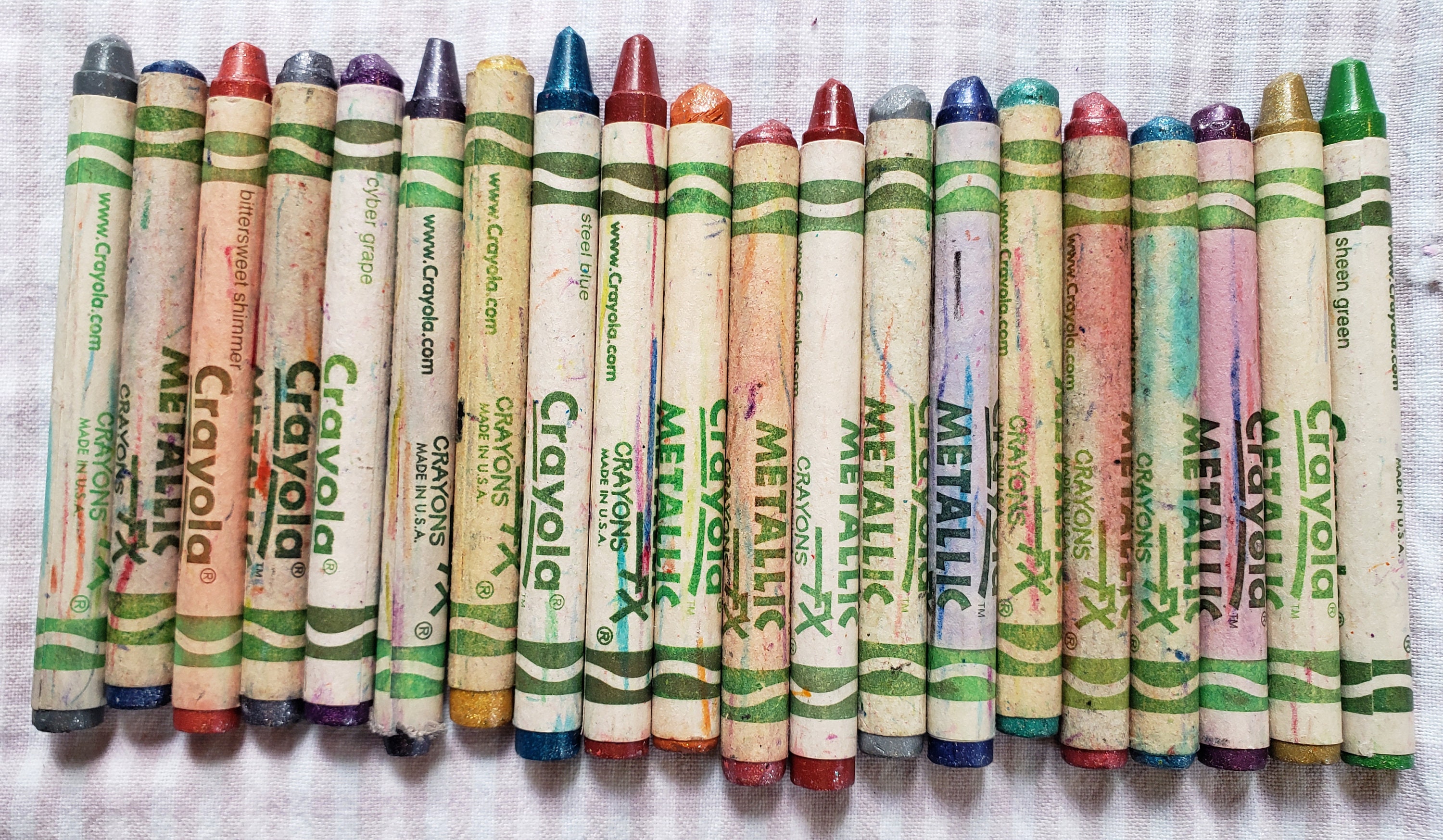 30 Glitter and Metallic Crayons Crayola Metallics Crayola Glitter Bulk ...