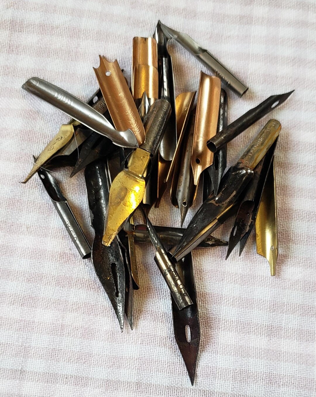 Vintage Pen Nibs - Lot of Fountain Pen Nibs - Vintage Fountain Pen Nibs ...