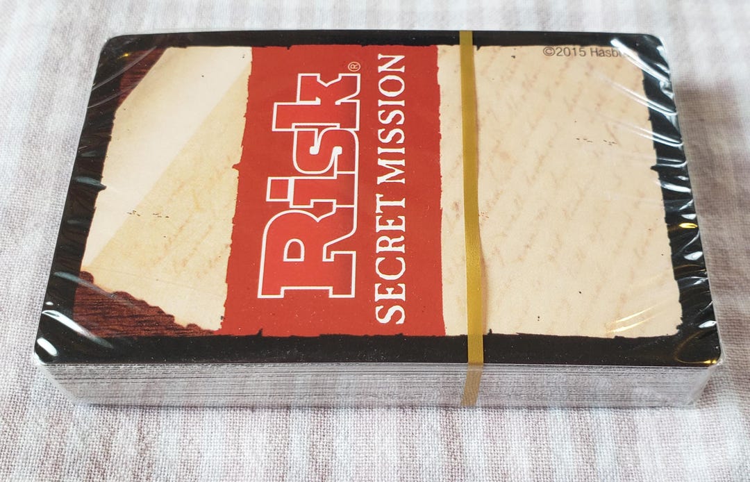 Risk Game Cards Complete Set Still Sealed - Risk Board Game Pieces ...