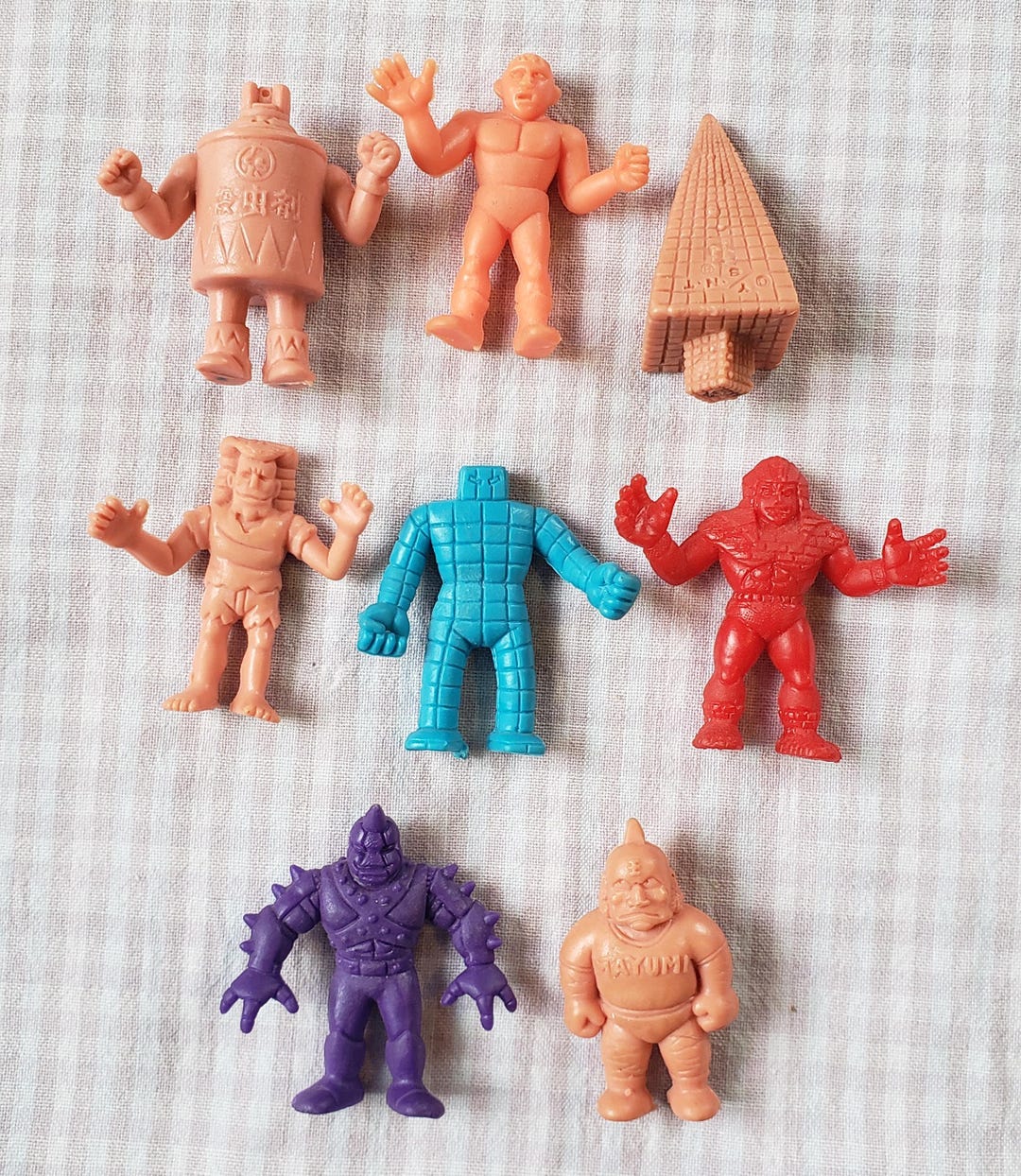 Vintage Muscle Men Toy Lot - M.U.S.C.L.E Men Kinnikuman Mattel Vintage ...