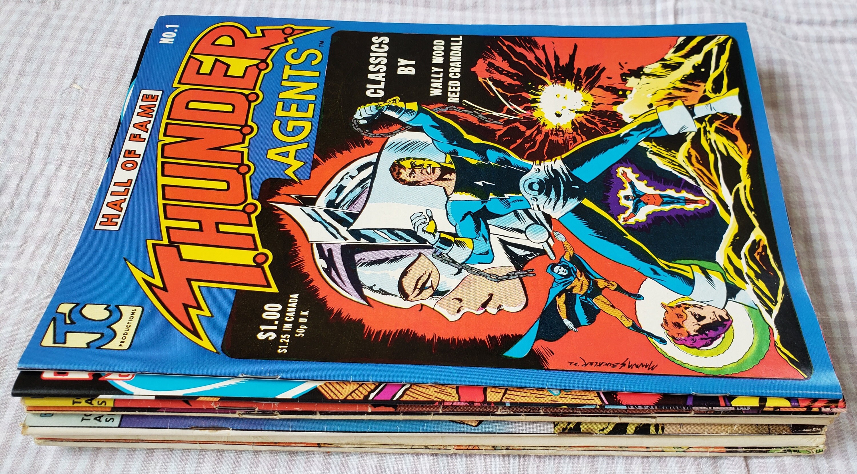 8 THUNDER Agents Comics Vintage Thunder Agents Vintage - Etsy