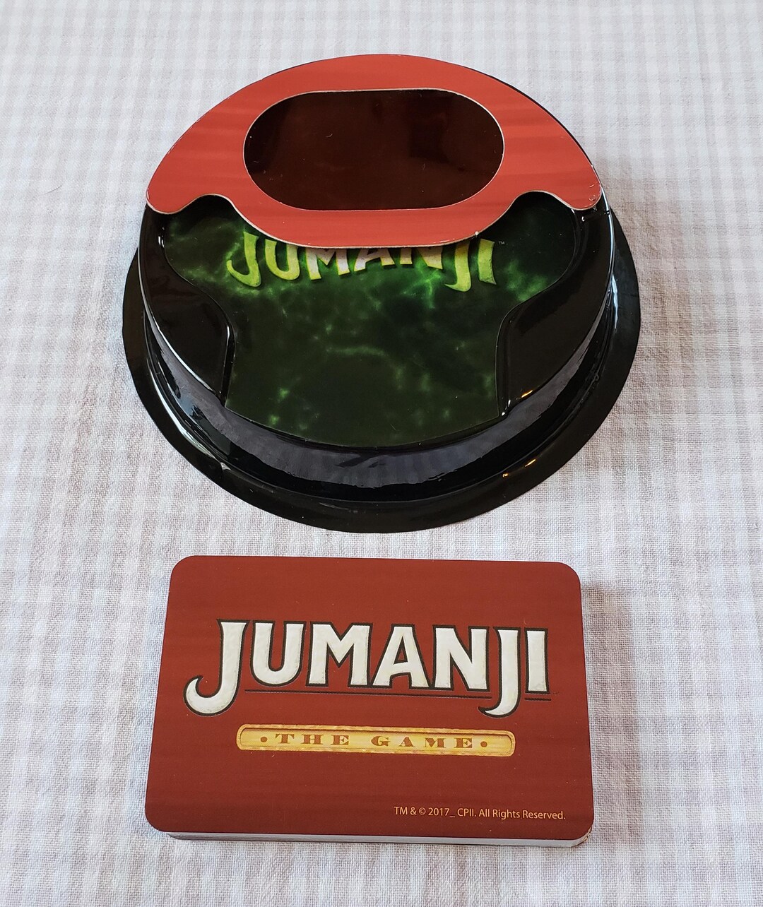 Jumanji Game Cards and Secret Card Viewer - Game Pieces Crafts - Game ...