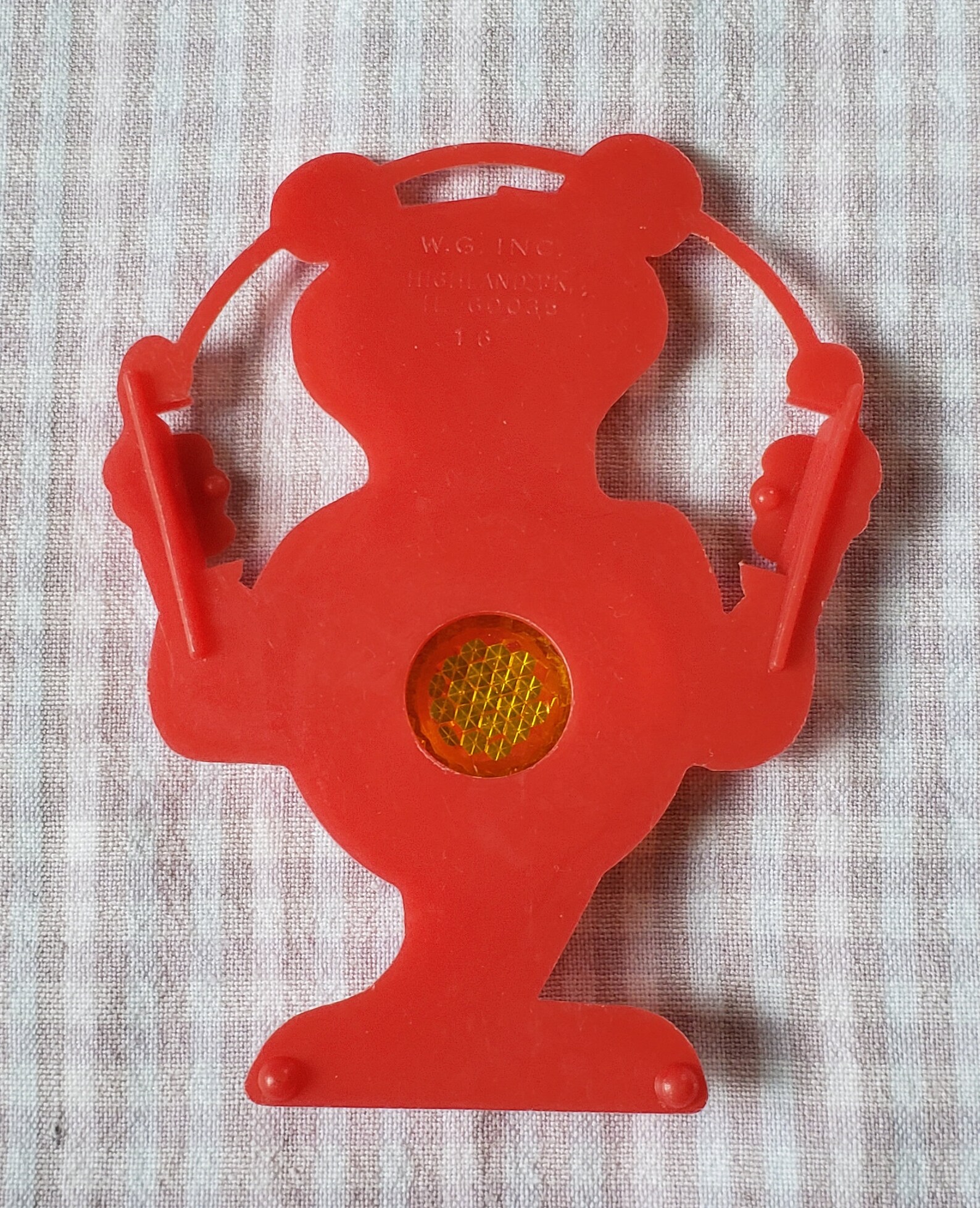 Vintage Sugar Bear Post Cereal Bicycle Reflector Red Sugar Bear Bike Reflector Vintage Cereal ...