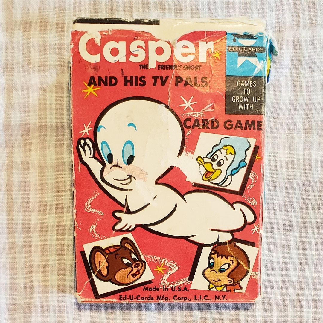 Vintage Casper the Friendly Ghost Card Game Casper TV Show - Etsy