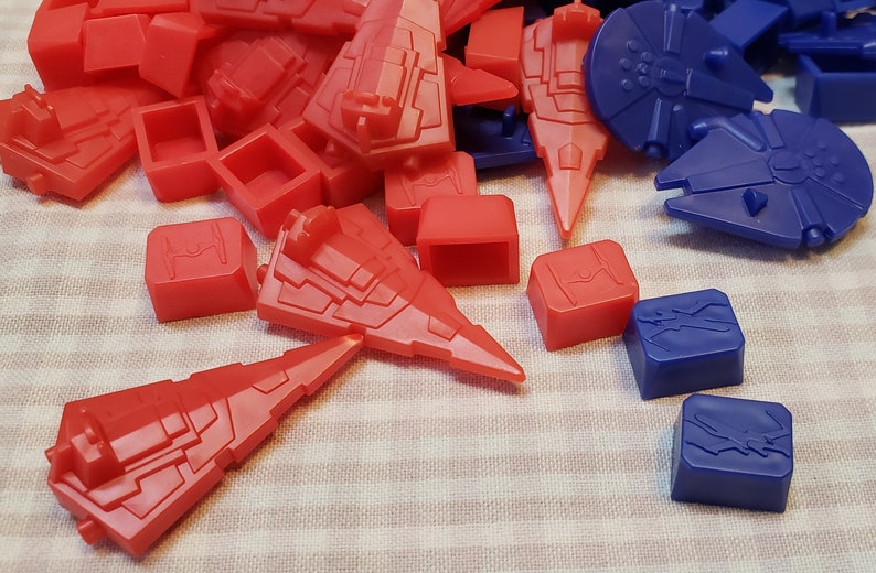 Star Wars Monopoly Ships Star Destroyer Millennium Falcon Monopoly ...