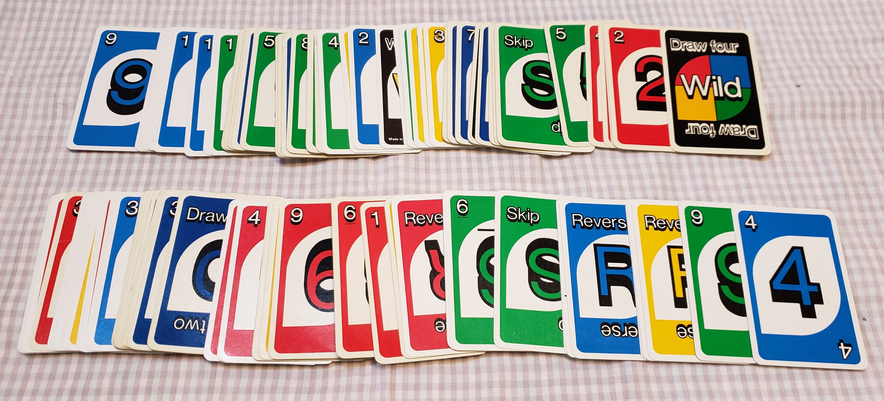 Huge Lot of Uno Cards Assorted Uno Game Cards Game Cards Lot Vintage ...
