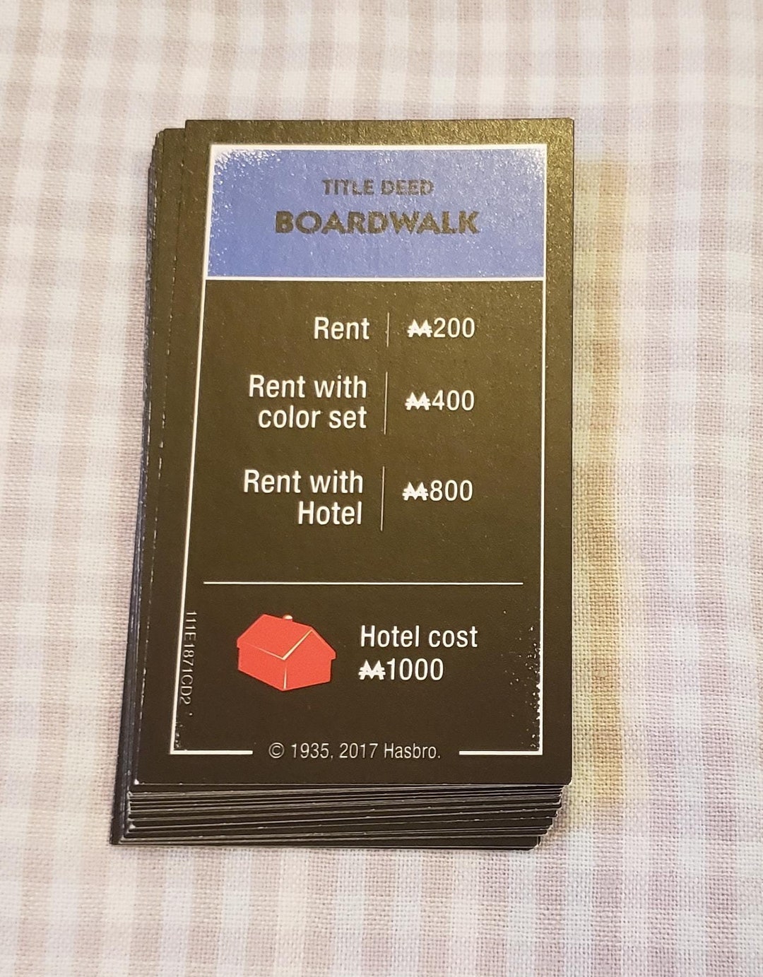 Monopoly Cheater's Edition Property Cards - Title Deed Cards Monopoly ...