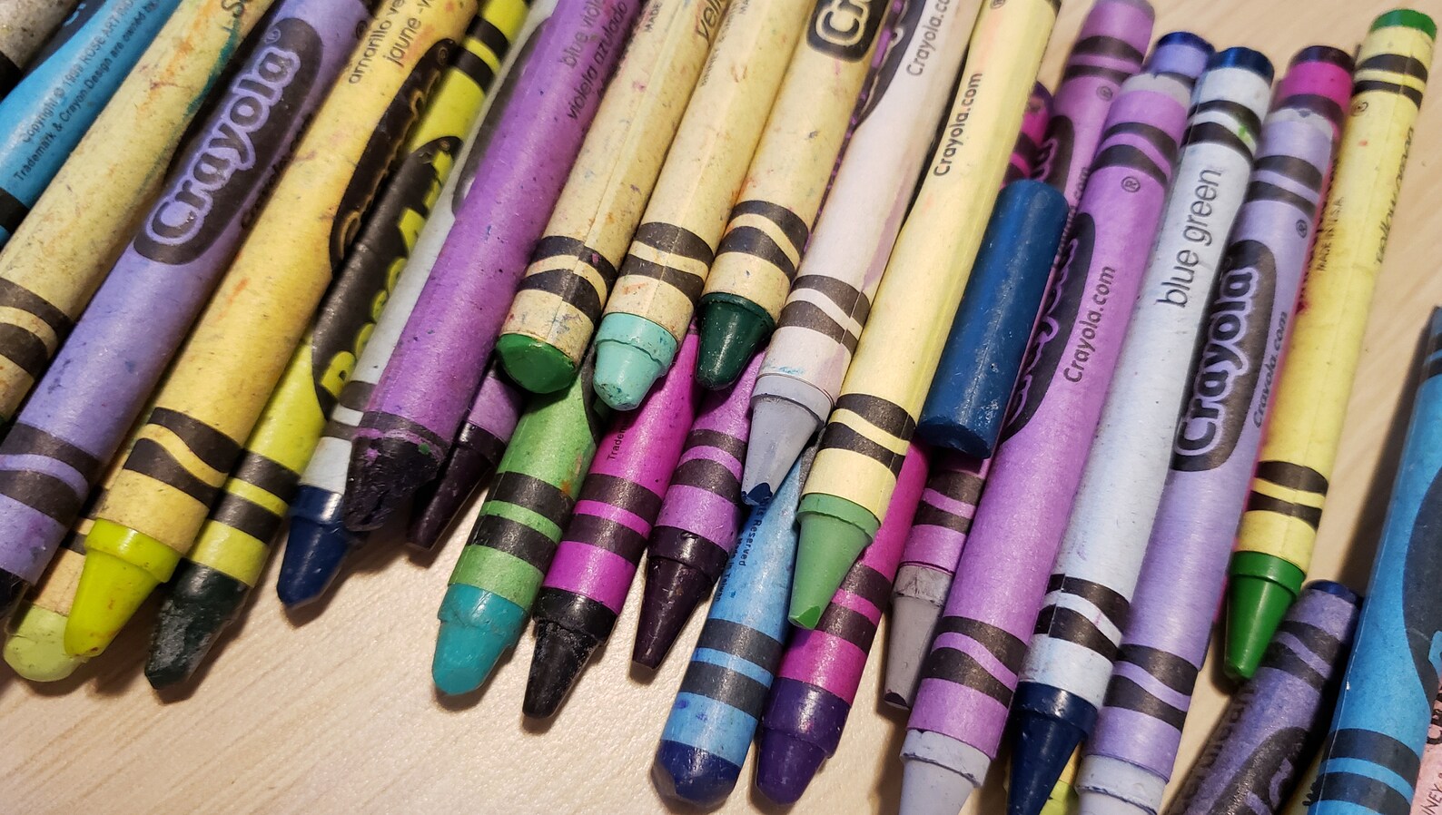 Bulk Crayon Lot 1 Pound Blue Green Purple Crayons Whole | Etsy