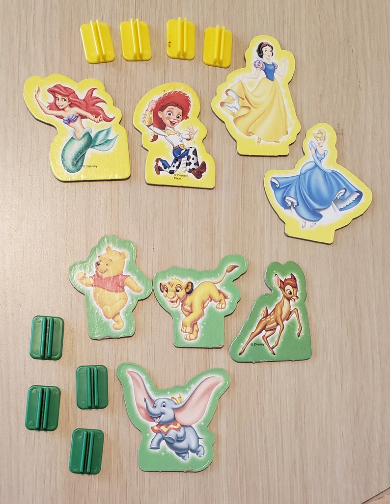 Vintage Disney Sorry Game Pieces Vintage Sorry Game Disney Game Tokens ...