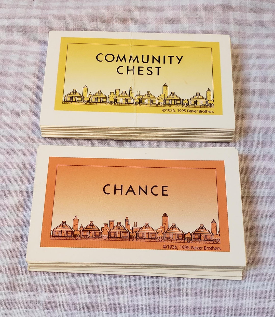 Vintage Monopoly Chance and Community Chest Cards - Vintage Deluxe ...