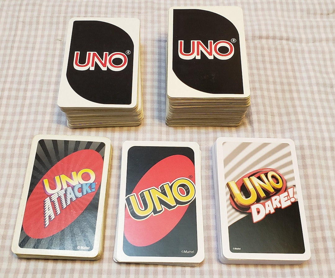 Huge Lot of Uno Cards Assorted Uno Game Cards Game Cards Lot Vintage ...