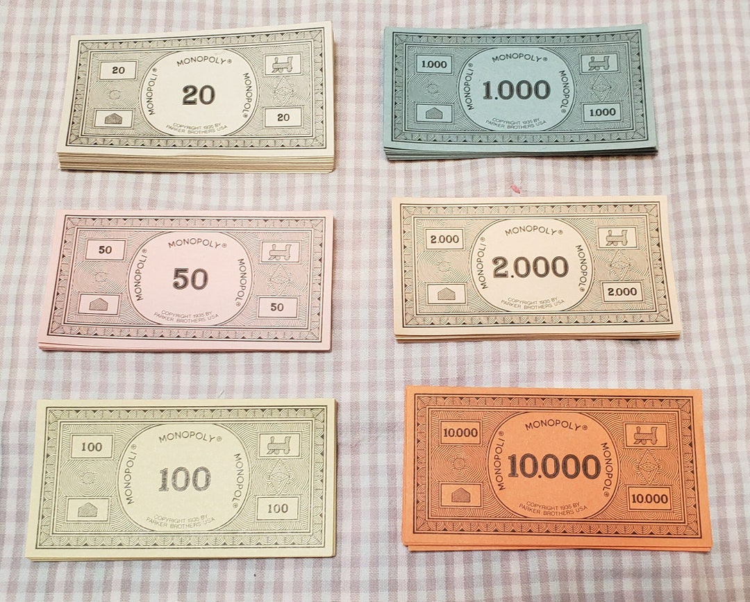 Swiss Monopoly Money - European Monopoly Game - Vintage Monopoly Game ...