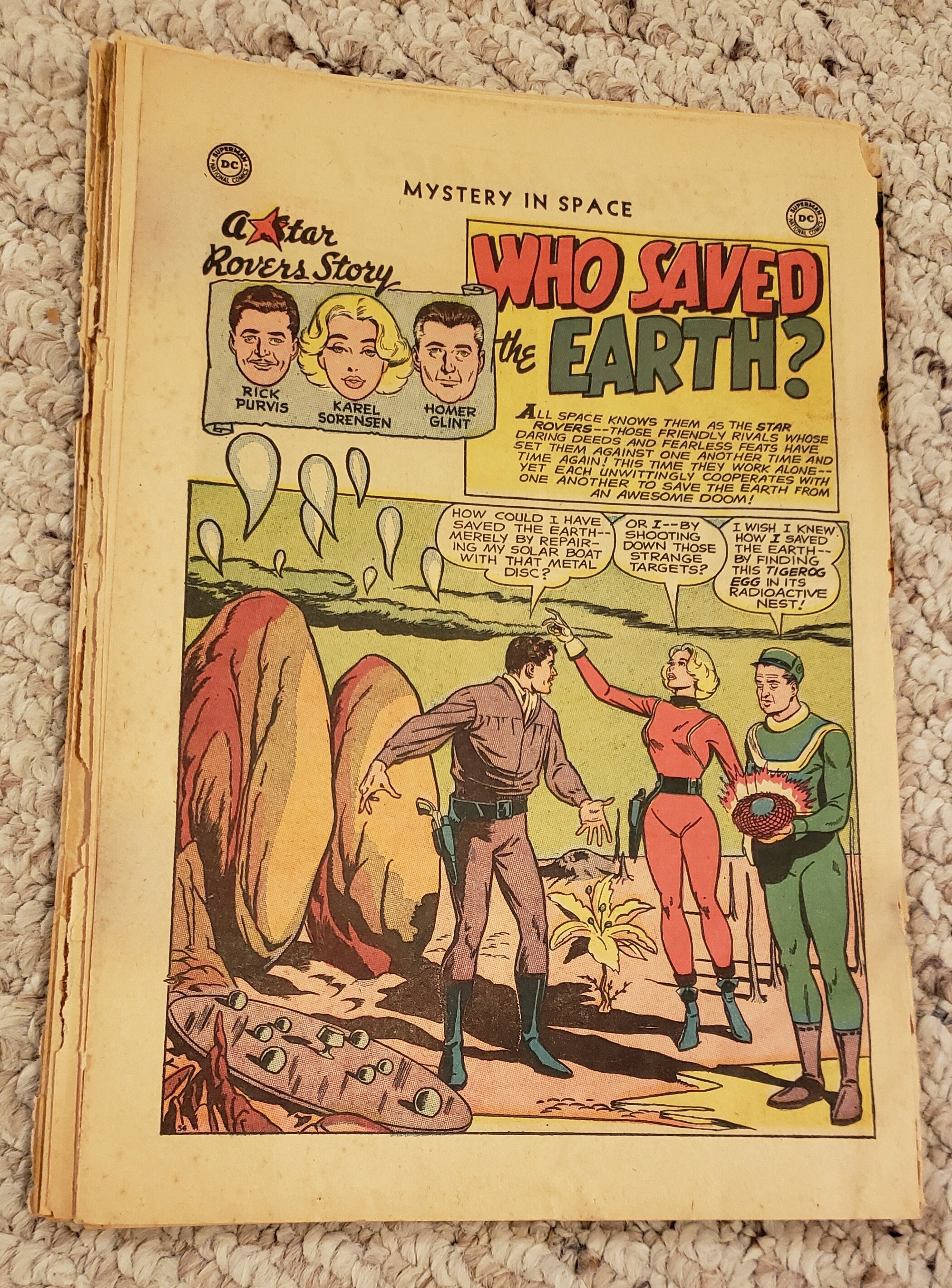 Vintage Comic Book Pages Sci-fi & Adventure Comic Pages for - Etsy