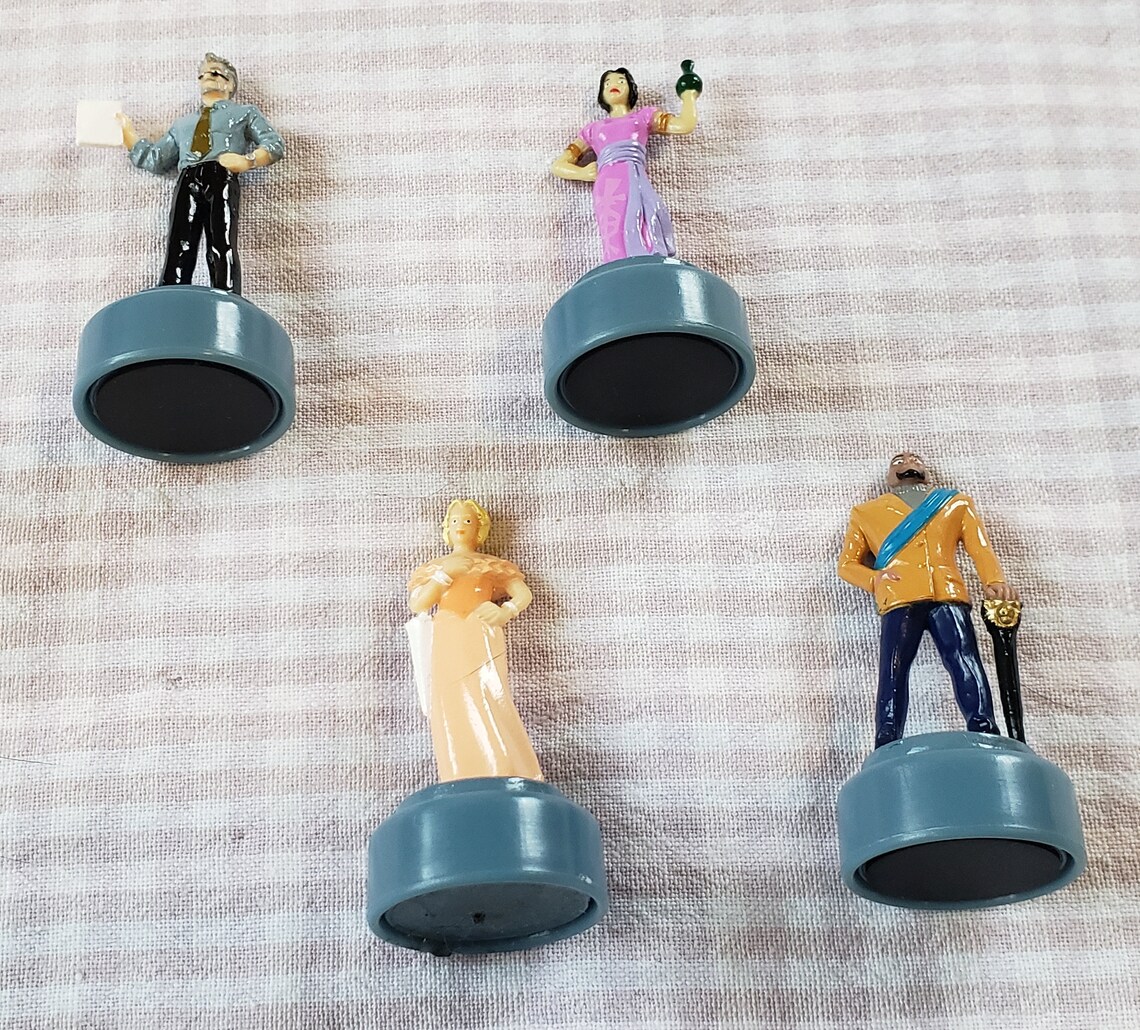 Clue FX Character Tokens Lady Lavender Prince Azure Miss Peach Lord ...
