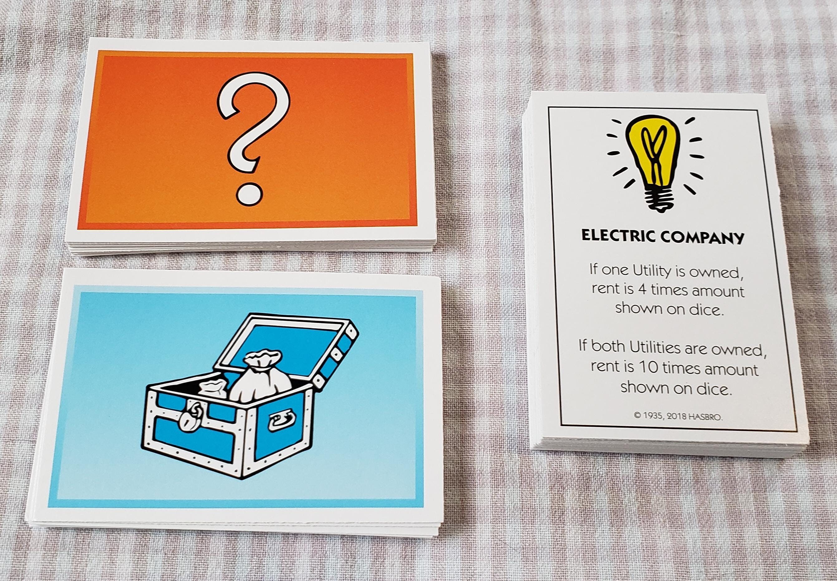 Monopoly Property Cards Chance Community Chest Cards - Title Deed Cards ...