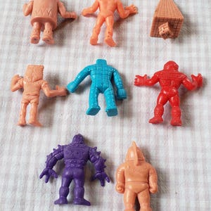 Vintage Muscle Men Toy Lot - M.U.S.C.L.E Men Kinnikuman Mattel Vintage ...