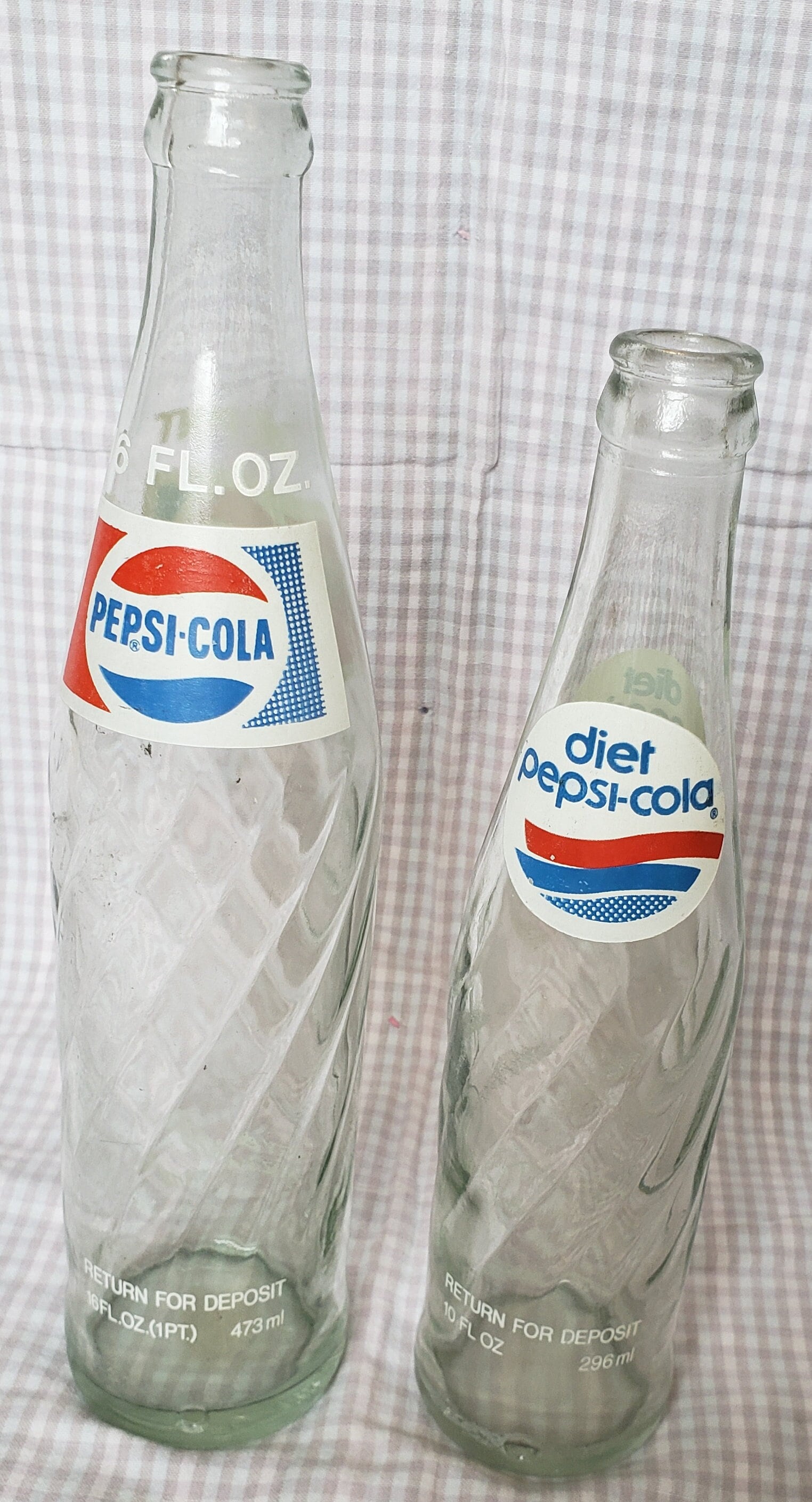 2 Vintage Pepsi Bottles Vintage Diet Pepsi Vintage - Etsy