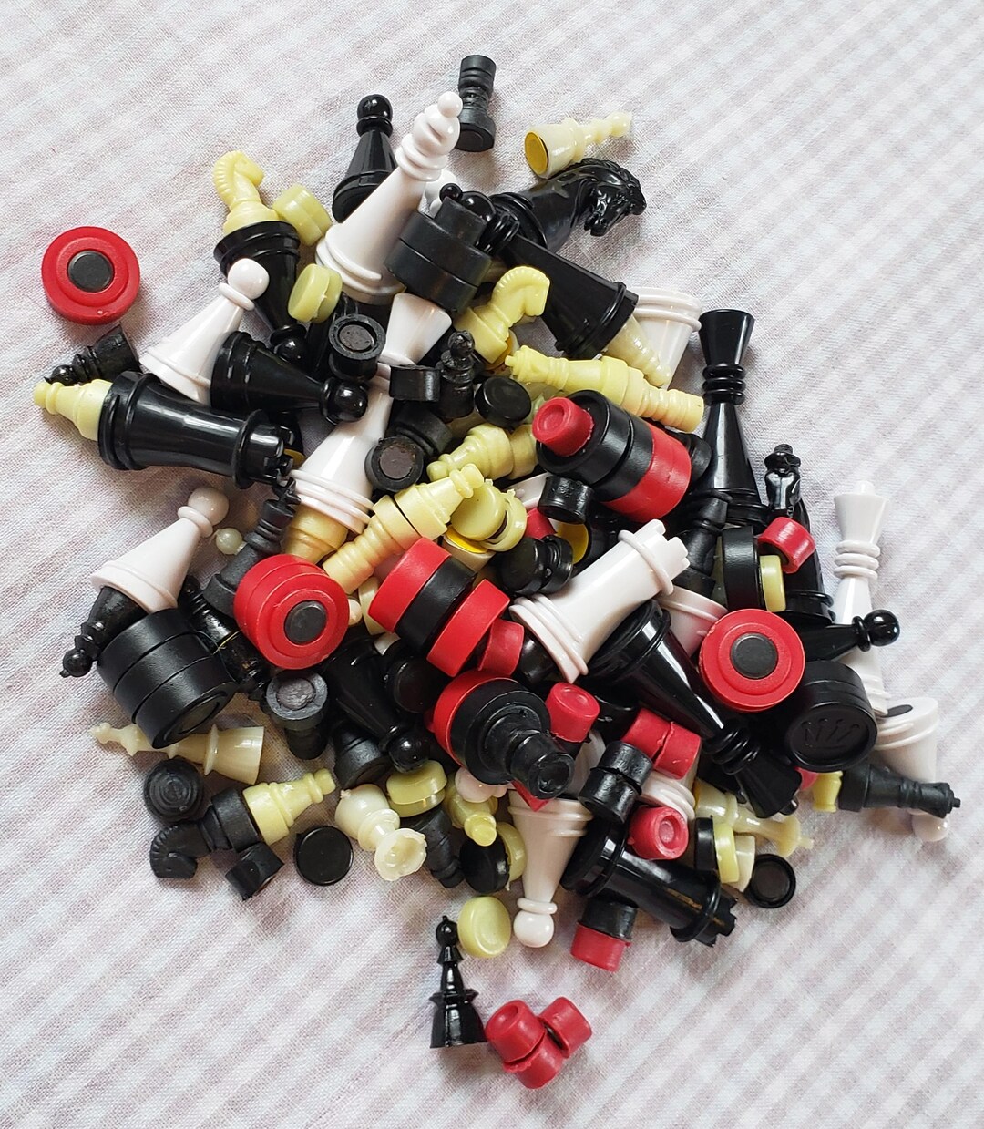 Miniature Chess Checkers Magnetic Game Pieces - Magnetic Chess Magnetic ...