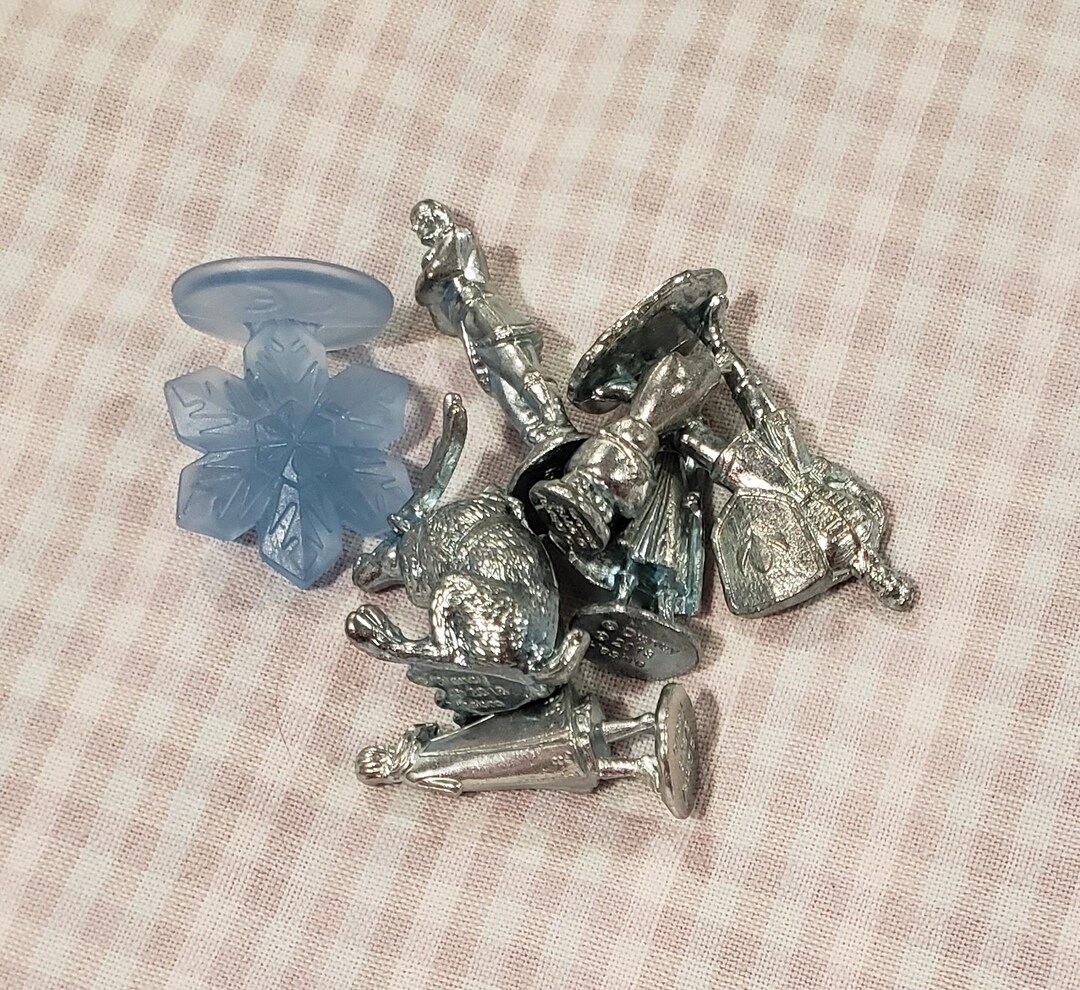 7 Frozen II Monopoly Game Tokens Disney - Board Game Crafts ...