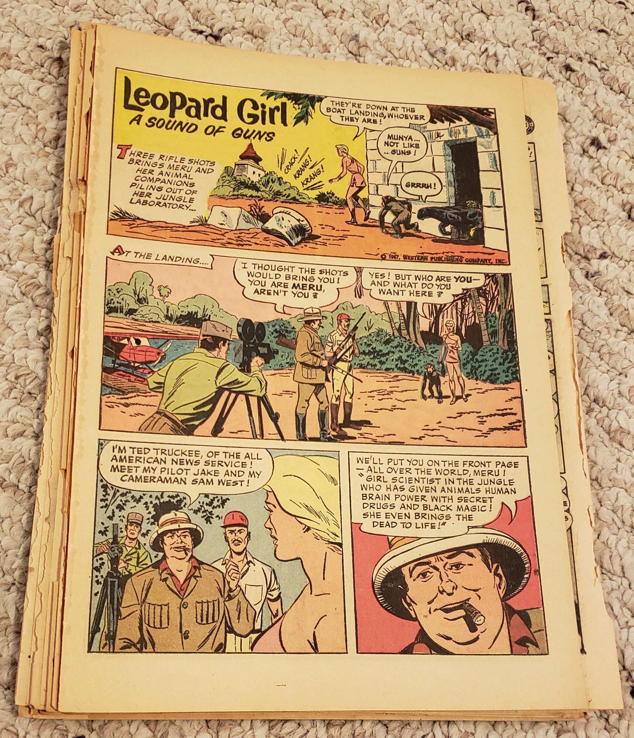 Vintage Comic Book Pages Adventure Comic Pages for - Etsy
